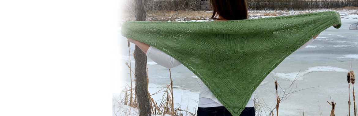 winter solstice shawl pattern - KnotEnufKnitting
