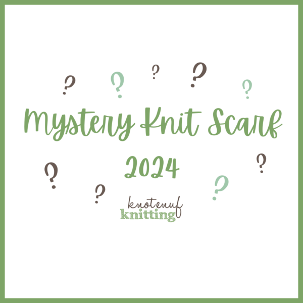 Mystery Knit Cable Scarf knitting pattern - KnotEnufKnitting